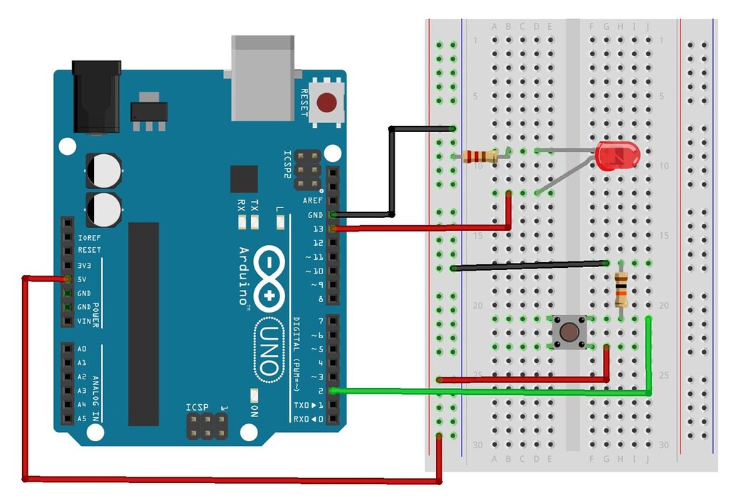 Help on pushbutton project - Programming - Arduino Forum