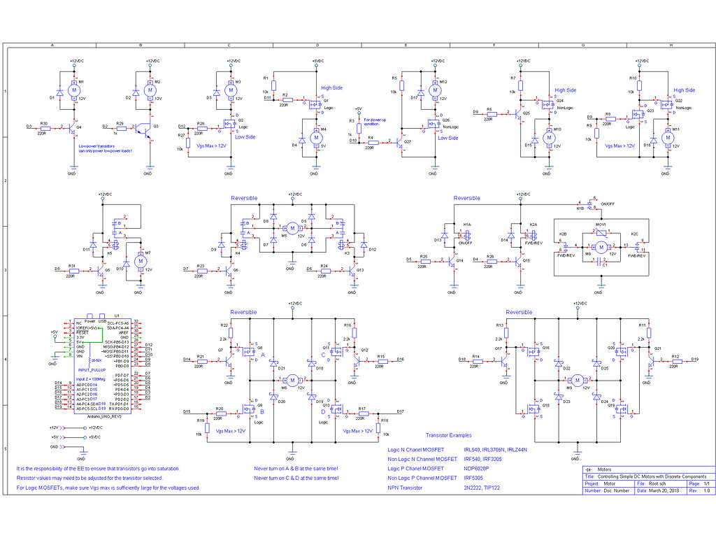 Building an H Bridge - General Electronics - Arduino Forum