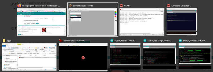 [SOLVED] Changing the icon-color in the taskbar, the IDE-Window, The ...