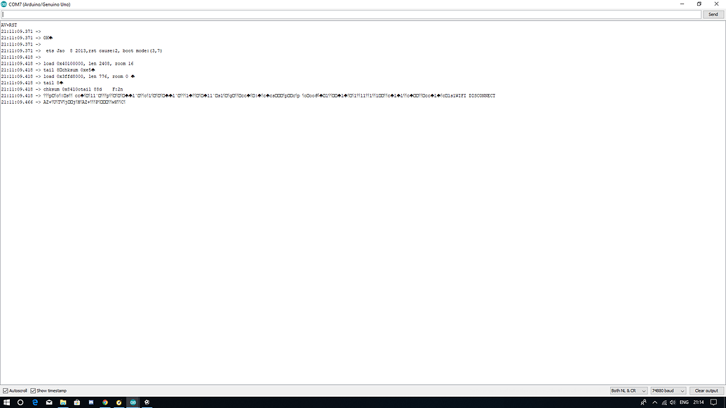 ESP8266 garbage output when communicating with Arduino - Networking, Protocols, and Devices ...