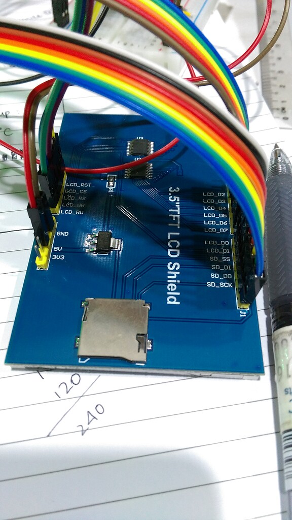 Changing fonts with 3.5" LCD TFT (Driver IC: ILI9481) - Displays ...