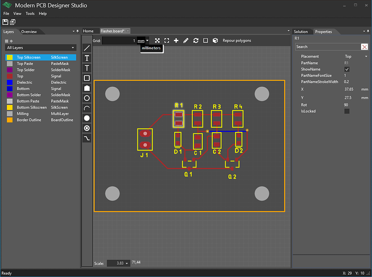 A new free PCB Design Software - Modern PCB Designer Studio (asking ...
