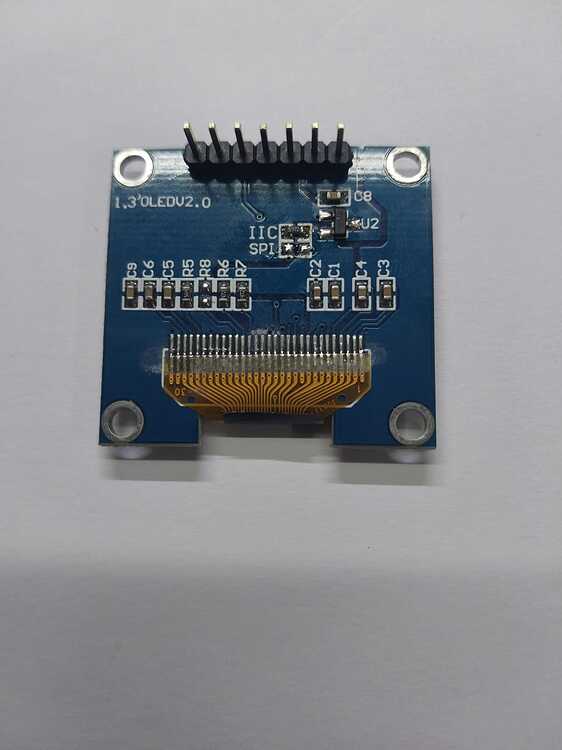 Oled Sh1106 I2c Using U8g2 Lib Displays Arduino Forum 