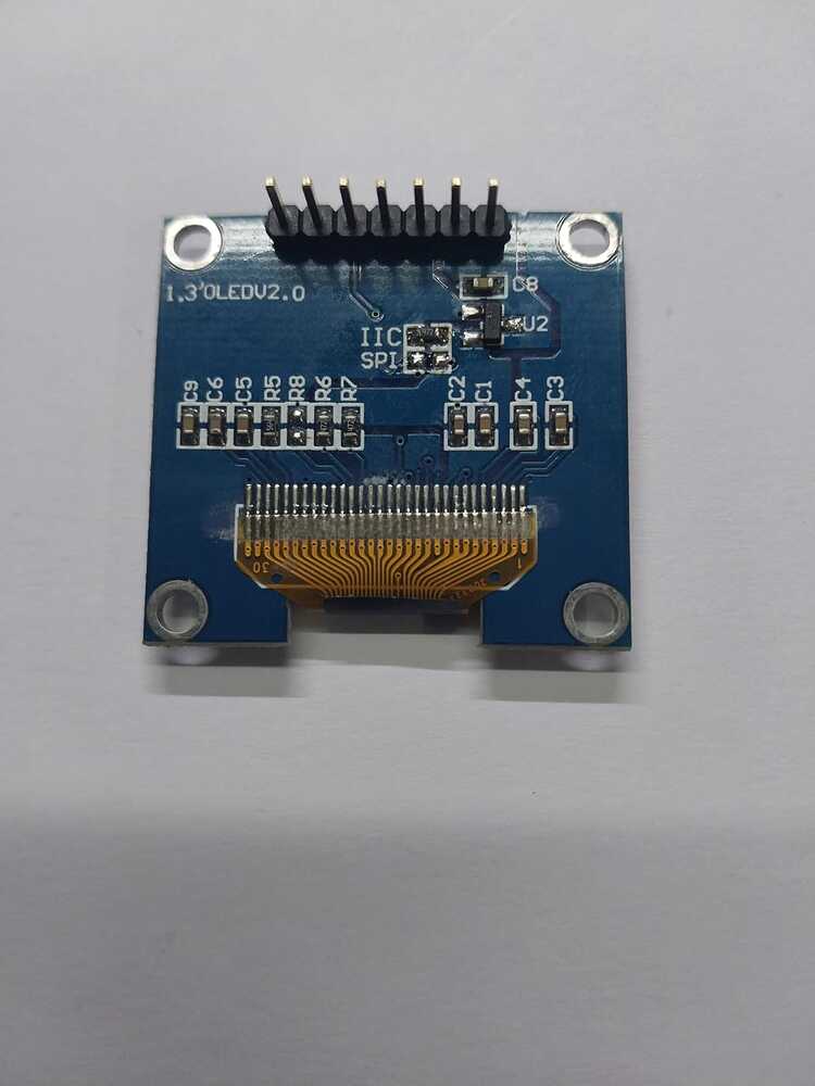 OLED SH1106 I2C Using U8G2 Lib - Displays - Arduino Forum