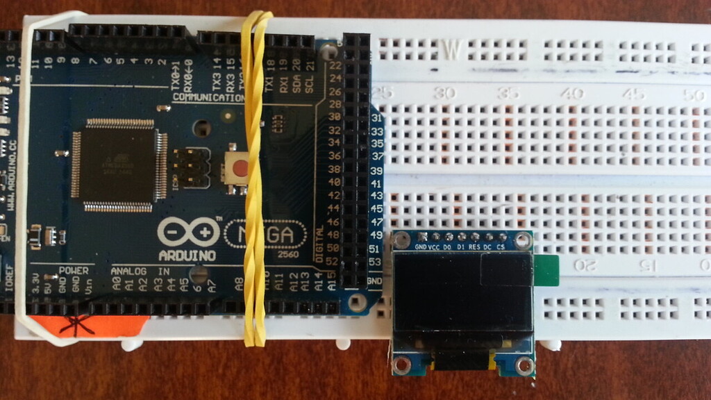 Arduino Mega Oled 096 Giallo E Blu Generale Arduino Forum