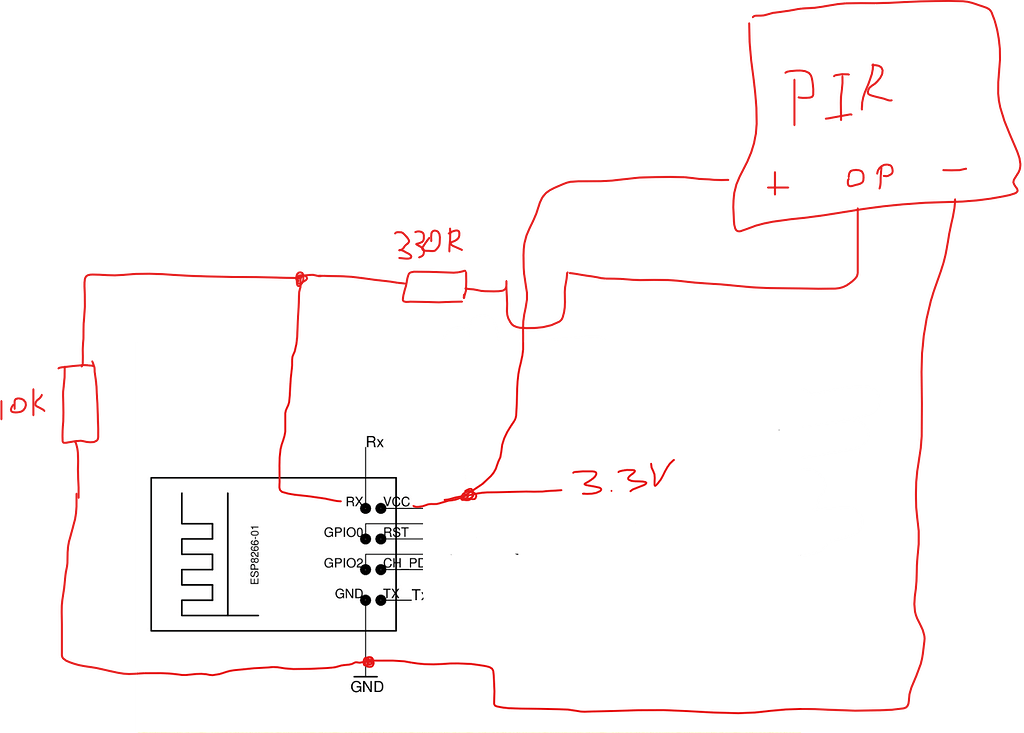 Using Rx Pin Of Esp 01 As Digital Input Programming Arduino Forum 