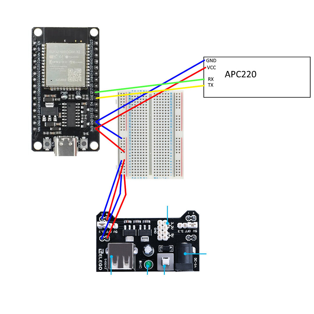 Only receive data when I turn off the esp32 APC220 - Networking, Protocols, and Devices ...