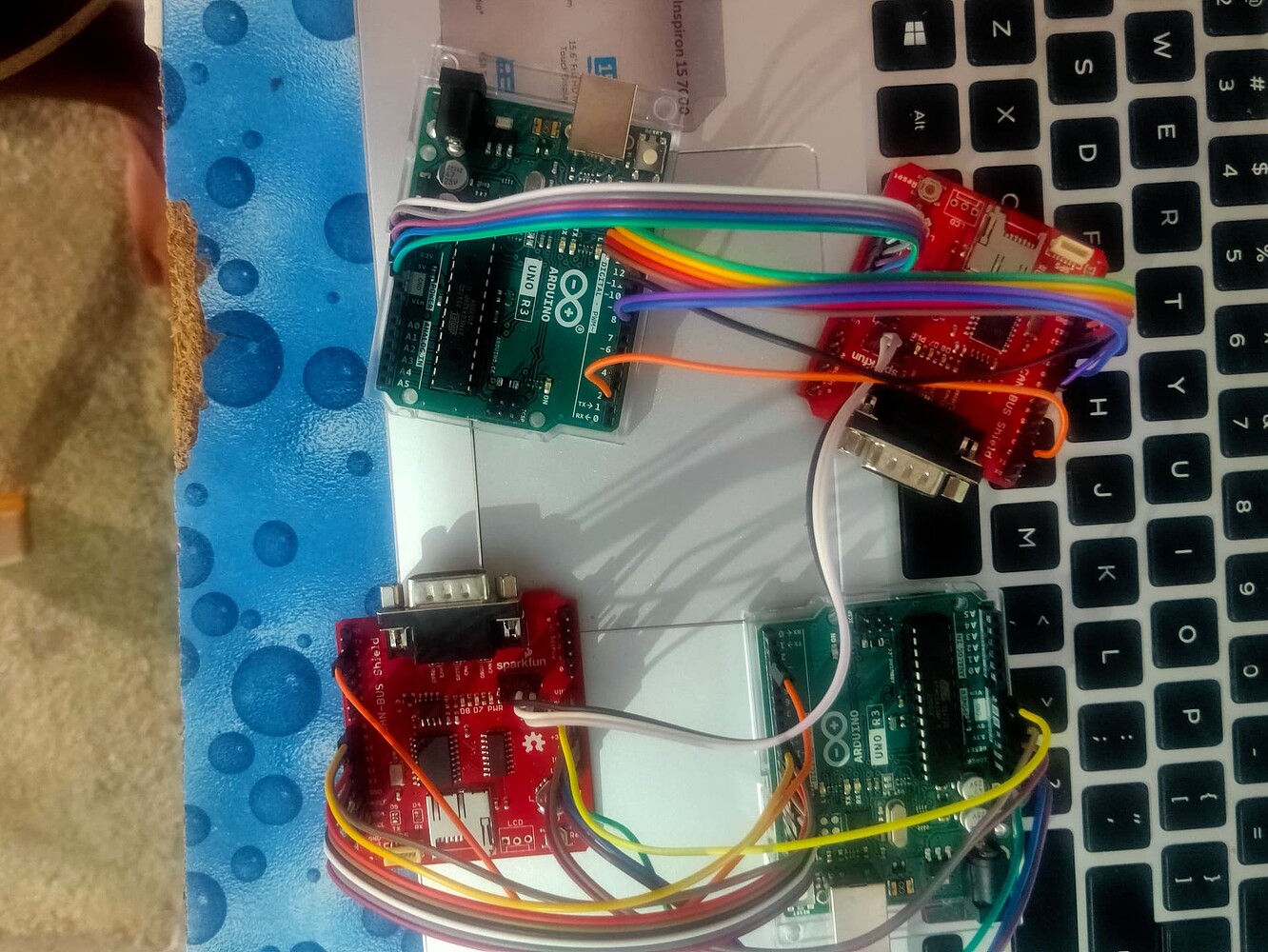 Sparkfun canbus sheild unable to recieve messages - General Guidance - Arduino Forum
