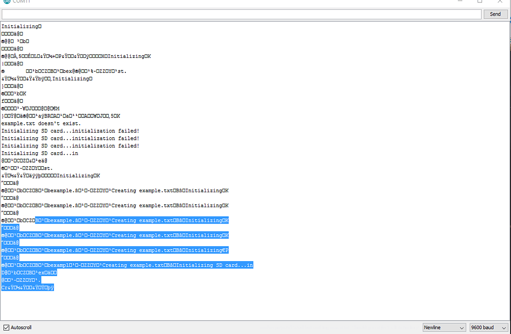 using sd card reader and arduino oled together problems. - Storage - Arduino Forum