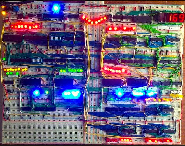 Emulator of a 8 bit breadboard logic chip teaching computer - Showcase ...