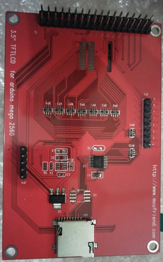 3.5" LCD for Arduino Mega 2560 not working, only white screen ...