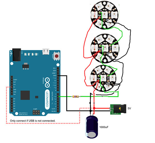 Neopixel wiring? - Project Guidance - Arduino Forum