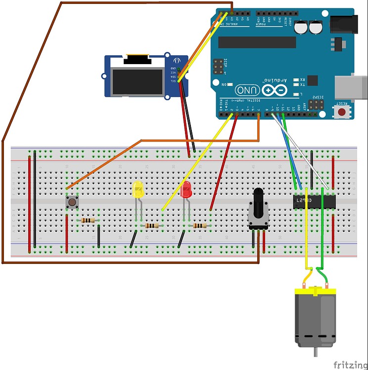 Dc motor with L293D - General Guidance - Arduino Forum
