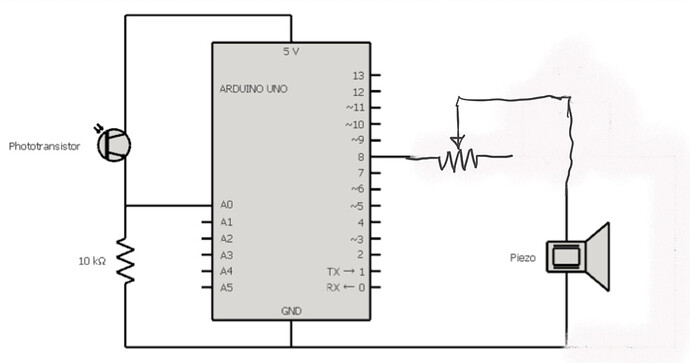 Project 06 Light Theremin - employing a potentiometer - General Guidance - Arduino Forum
