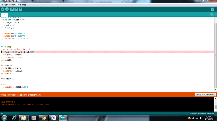 error in my code.I can't understand the error. - Programming - Arduino ...