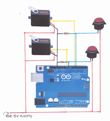 Operating model railway turn outs with servos - Page 2 - Programming - Arduino Forum