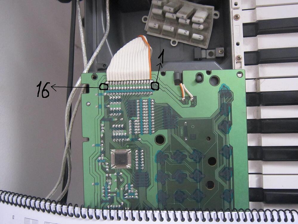 Modify 61-key MIDI keyboard with 88 keys with sensitivity using arduino, how? - General Guidance ...