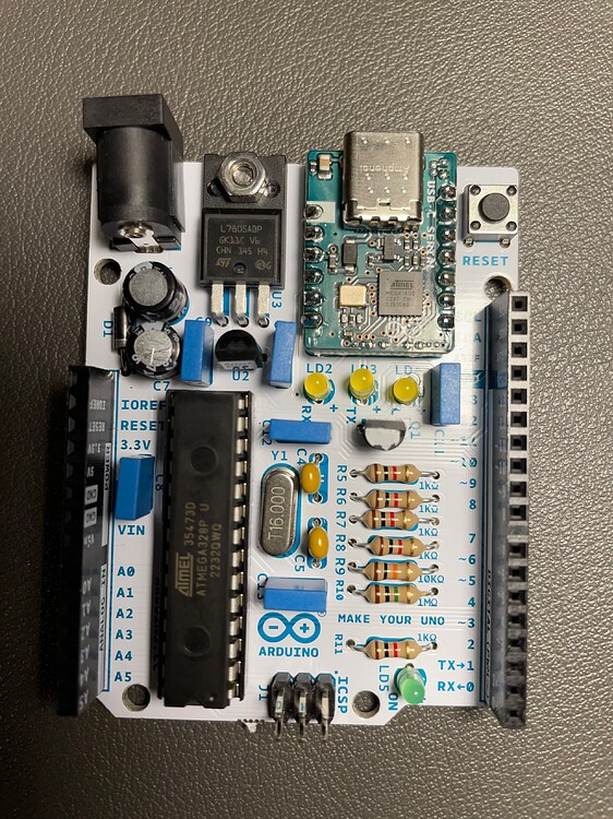 "Make Your UNO kit" won't work - General Electronics - Arduino Forum
