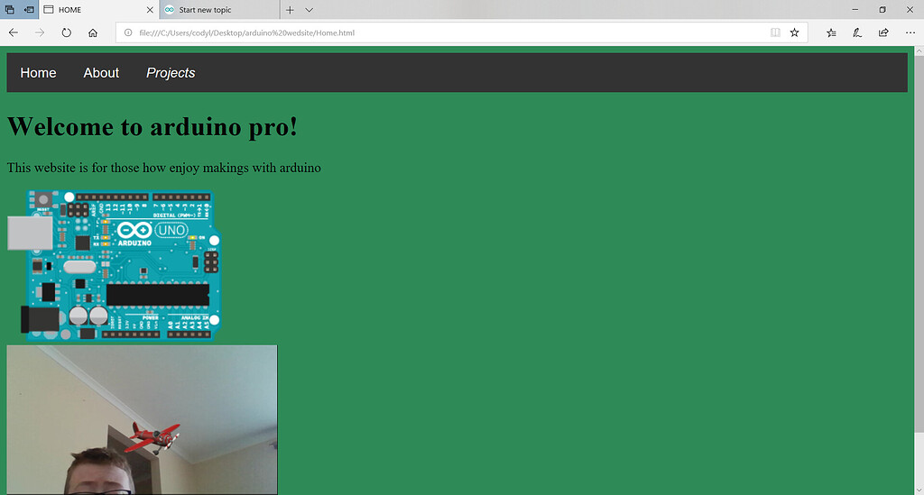 making own website for arduino HELP - General Discussion - Arduino Forum