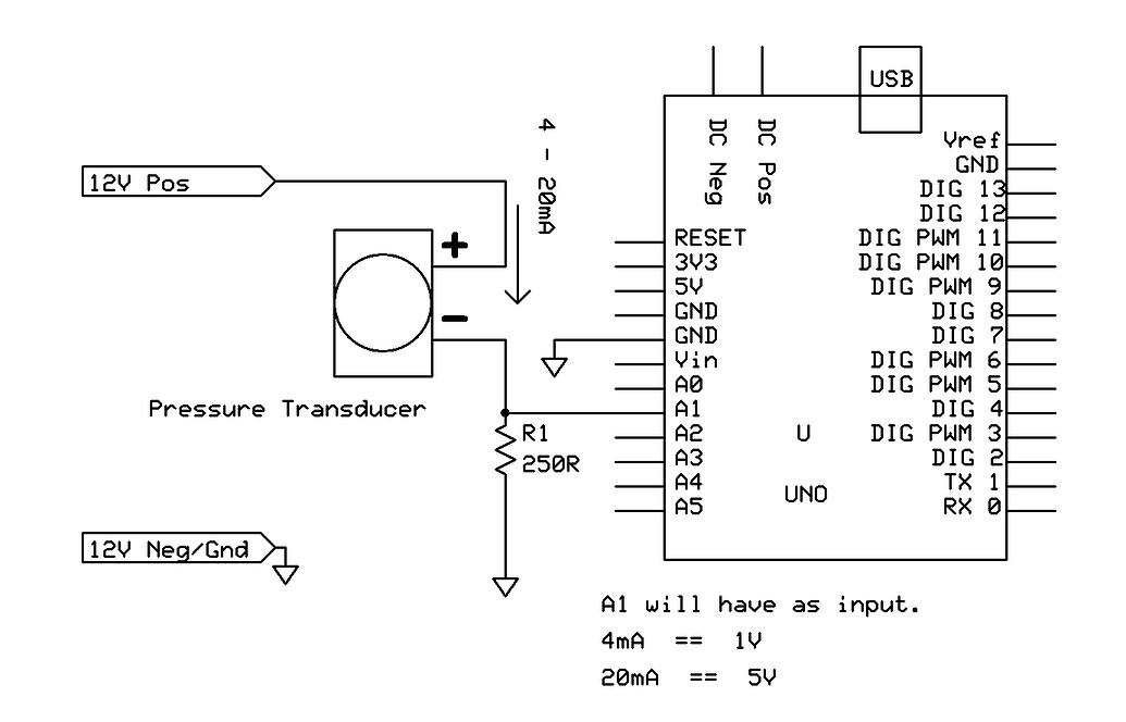 Reading 4 20ma Current On Arduino General Guidance Arduino Forum
