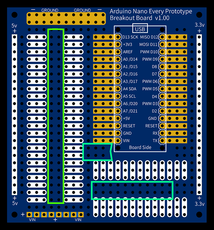 Making Prototype Board For Nano - Nano Every - Arduino Forum