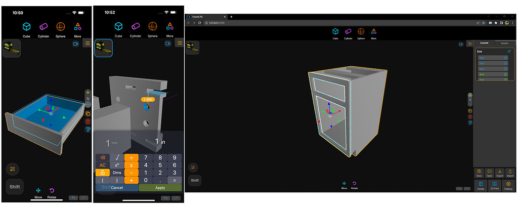 SimCAD 3D - 3D modeling & slicing in the browser - Products and ...