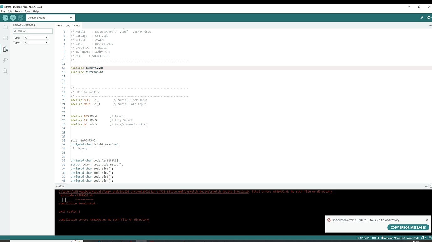 Cannot load library - IDE 2.x - Arduino Forum