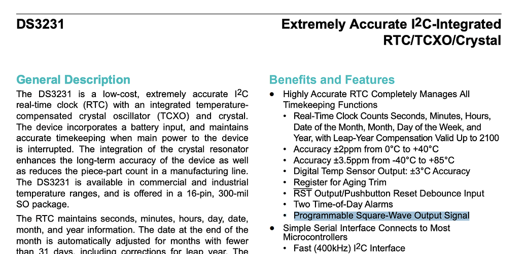 Rtc Ds3231 Millisecond Resolution Page 2 Sensors Arduino Forum
