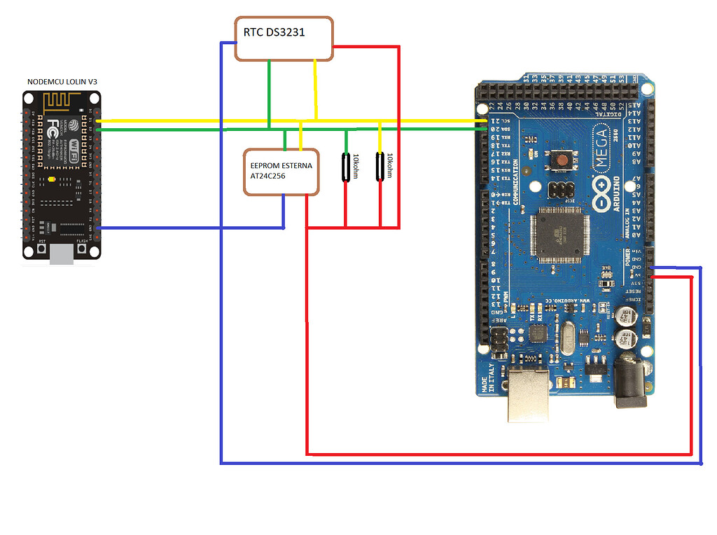 Arduino, NodeMCU, EEPROM esterna AT24C256, RTC3231 - Generale - Arduino Forum