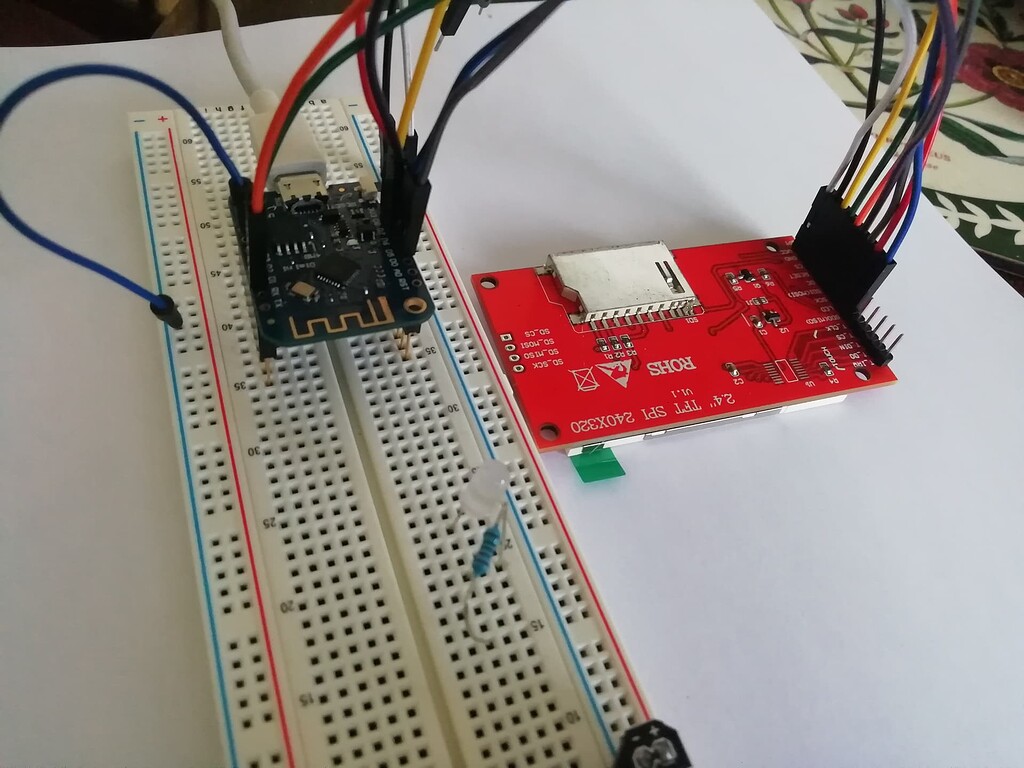 D1 Mini to 2.4 SPI TFT - Displays - Arduino Forum