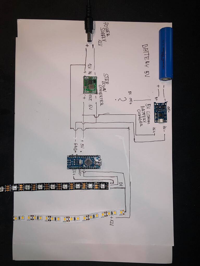 Help with making my lamp portable with a battery - General Guidance ...