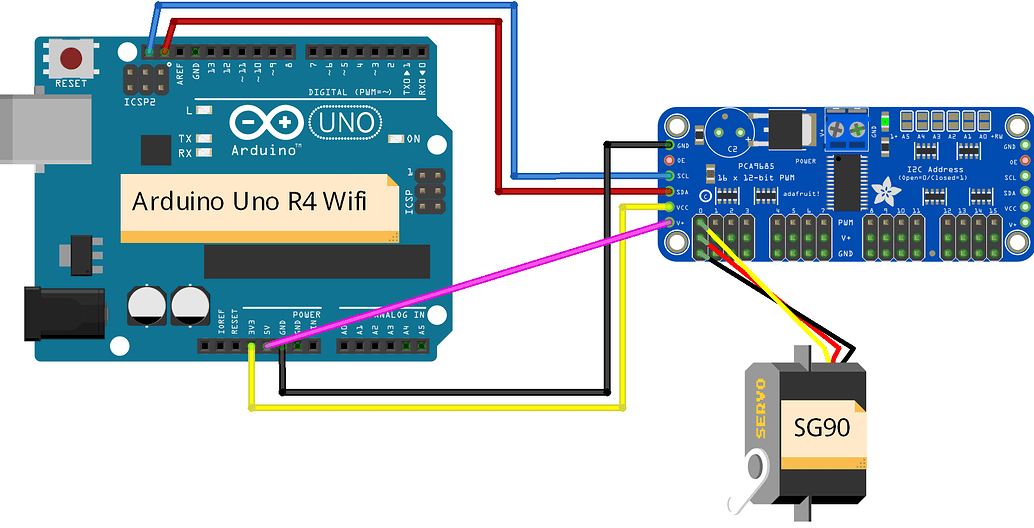 PCA9685 not using external power - Project Guidance - Arduino Forum