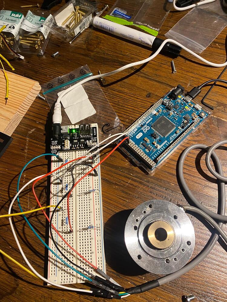 Problems with incremental rotary encoder ABZ. Broken Microcontroller? - General Guidance ...