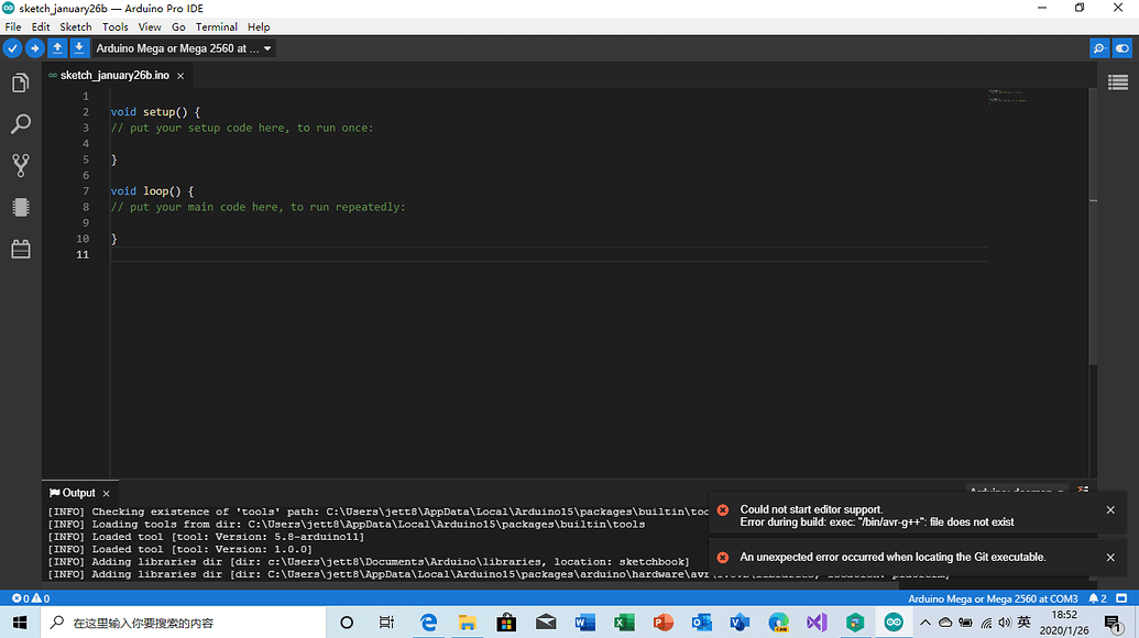 Issue on Arduino Pro IDE - IDE 1.x - Arduino Forum
