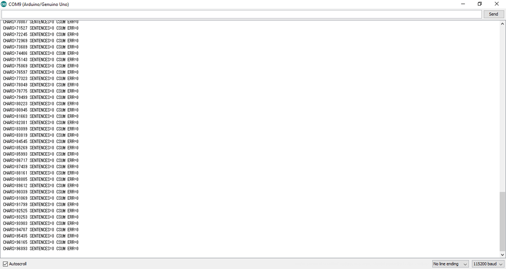 GPS.encode always return false - Programming - Arduino Forum