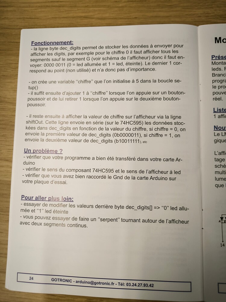 Contrôle afficheur 7 segments via télécommande - Français - Arduino Forum