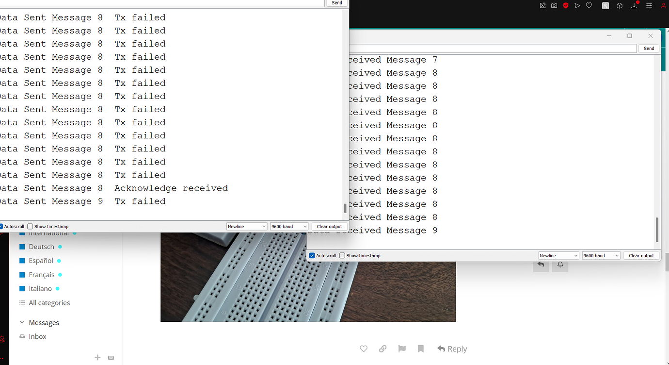 Need help for nrf24l01 communication - Networking, Protocols, and Devices - Arduino Forum