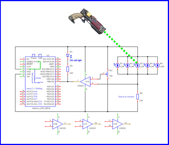 LDR Array - LEDs and Multiplexing - Arduino Forum