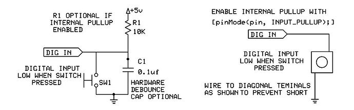 In a pushbutton what Wire connect to Arduino? - General Electronics ...