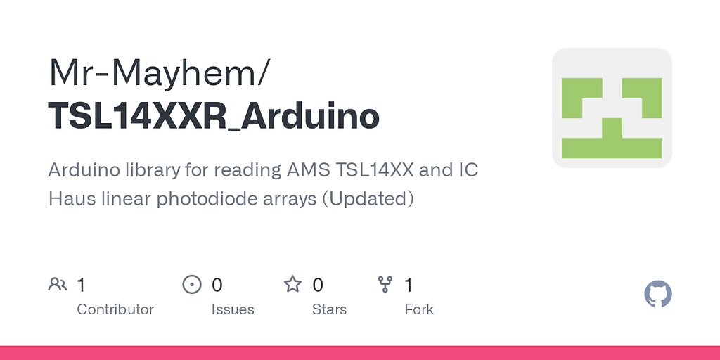 New Library and Example for Reading AMS style Linear Photodiode Arrays ...