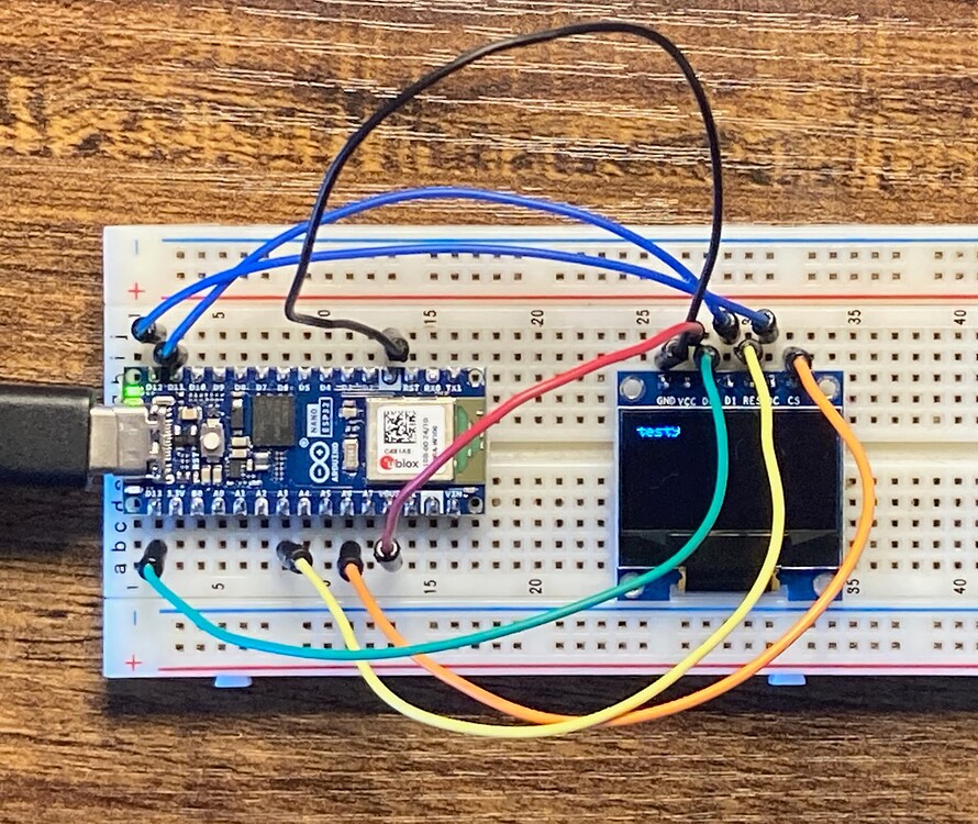 Nano ESP32 SSD1306 and MCP23x17 SPI Conflict? - Nano ESP32 - Arduino Forum
