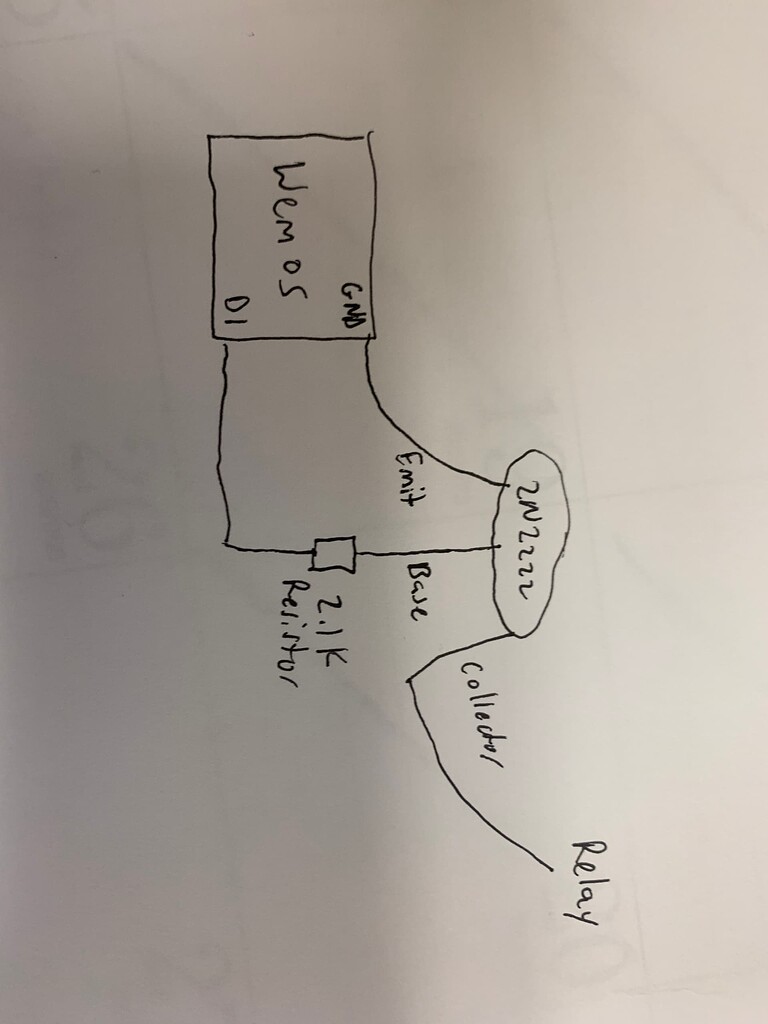 Using 2n2222 to switch relay on/off with 3.3v - General Electronics - Arduino Forum
