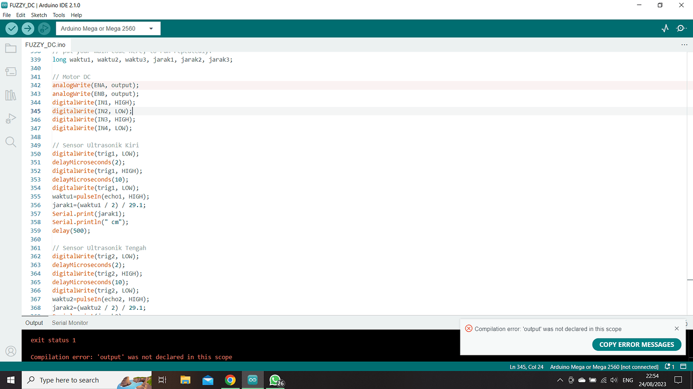 Anybody know how to connect output value from fuzzy to dc motor - Programming - Arduino Forum