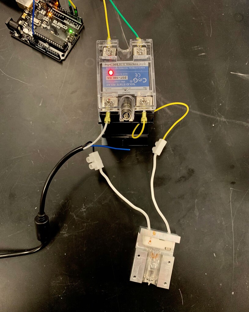 SSR with Arduino Input Failing to Light up Lightbulb - Motors ...