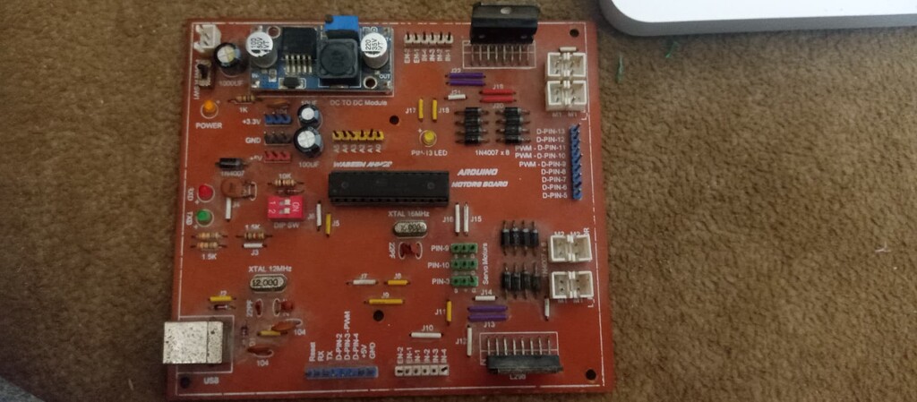 I have Custom made 12 V Arduino motor board, Can I run DC motors on it? - 3rd Party Boards ...
