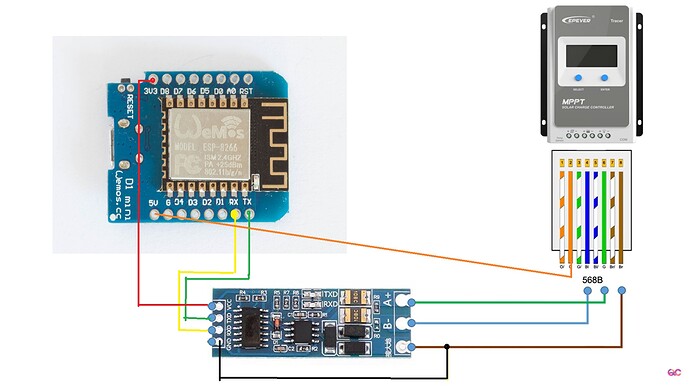 ESP8266 EPEVER Laderegler Modbus Problem - Deutsch - Arduino Forum