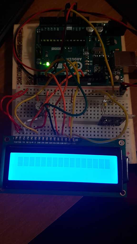 LCD showing black squares - Displays - Arduino Forum