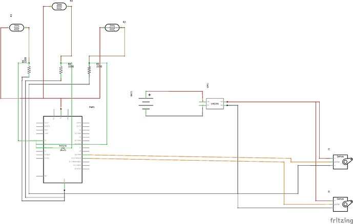 Powering two servo motors with external voltage source - Motors ...