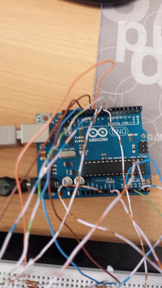 How to display potentiometer reading on 5*7 LED Matrix display - LEDs and Multiplexing - Arduino ...