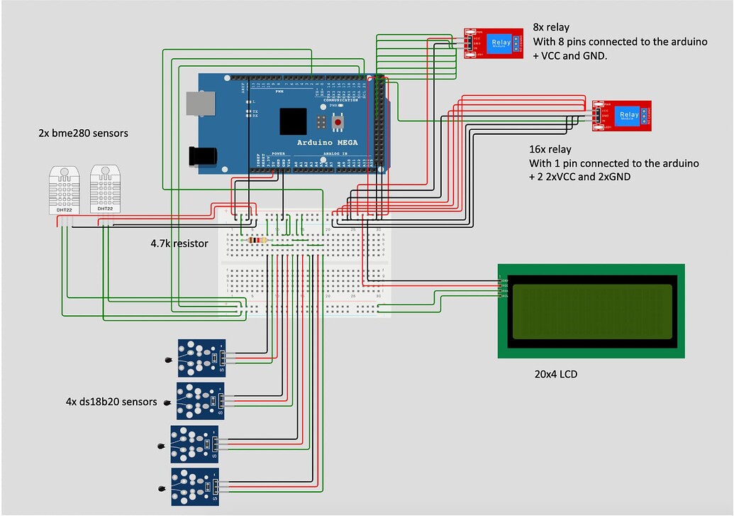 Built an incubator controller, but Arduino mega stops running after a couple hours - Programming ...